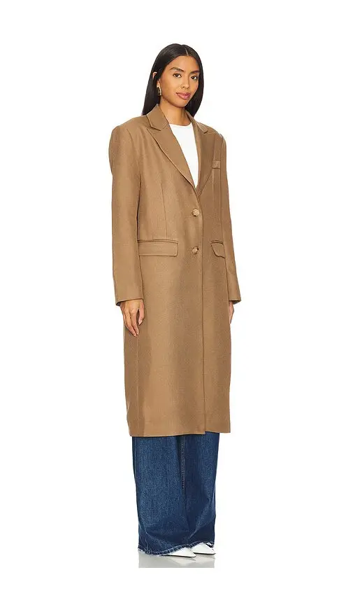 Astr The Label Brylee Coat In Brown