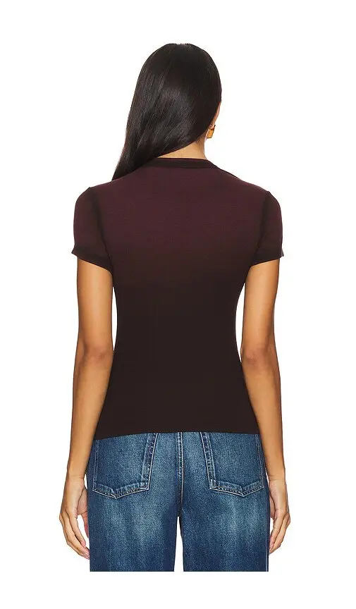 Cotton Citizen Verona Tee - Eggplant Cast