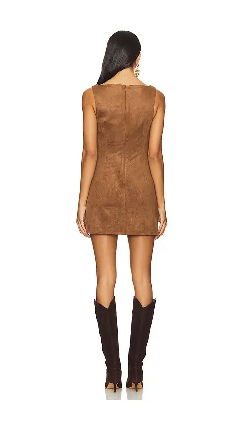 Tularosa Mimi Faux Suede Mini Dress