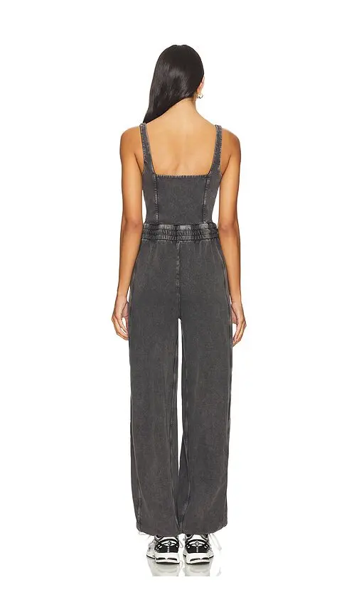 Free People X Inbound Onesie In Charcoal In Black - 30% Off