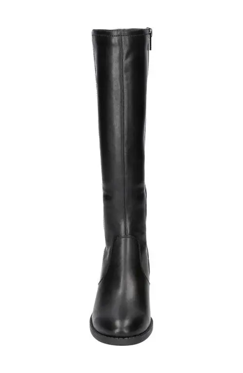 EASY WORKS BY EASY STREET Tucker Plus Knee High Boot - Black