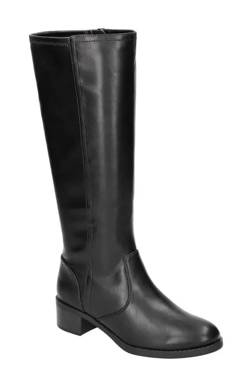 EASY WORKS BY EASY STREET Tucker Plus Knee High Boot - Black