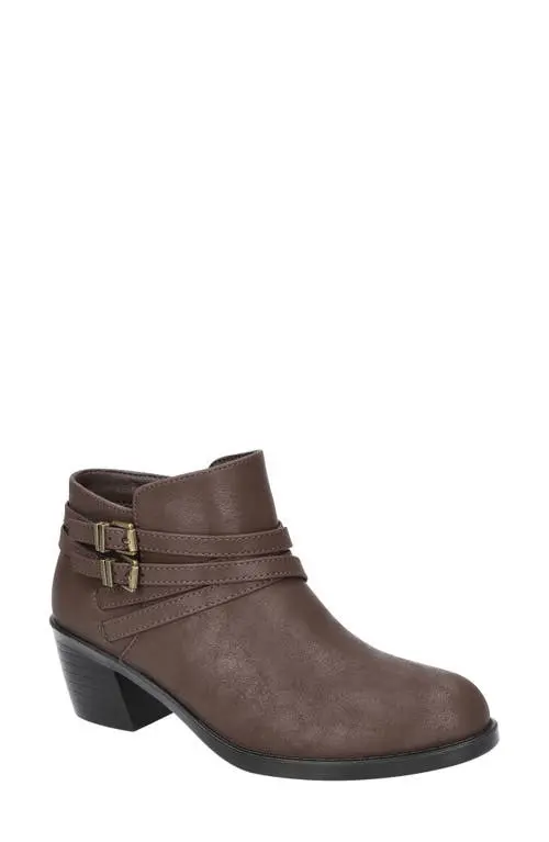 EASY WORKS BY EASY STREET Kory Bootie - Brown Matte