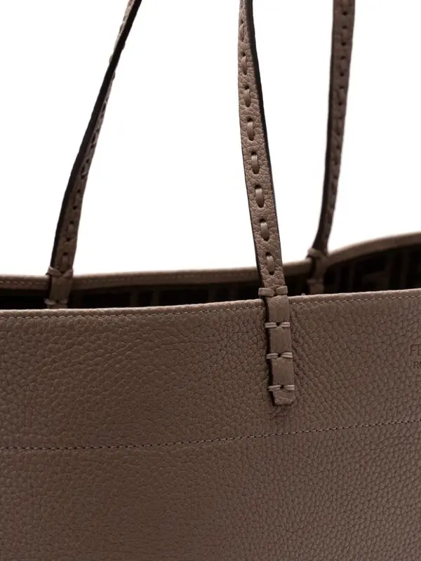 Fendi Medium Roll Tote Bag - Brown