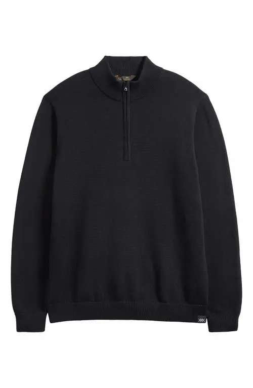 RHONE Commuter Quarter-zip Sweater - Black