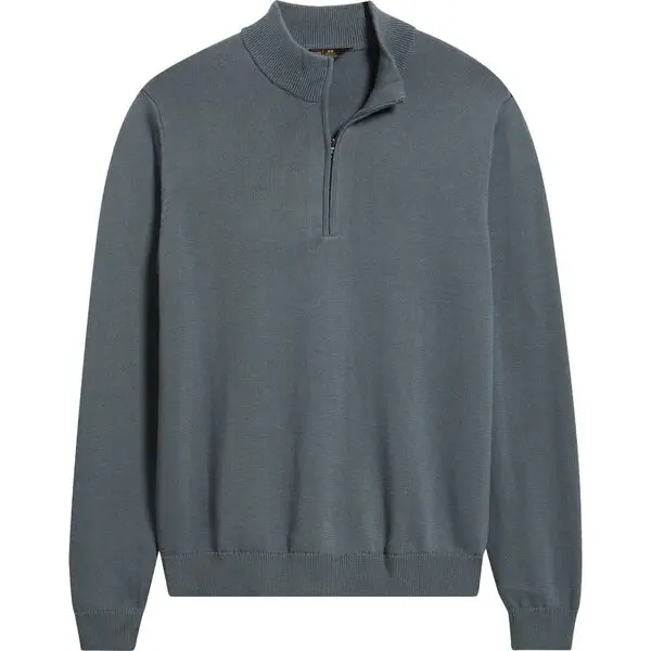 RHONE Commuter Quarter-zip Sweater - Shadow Blue