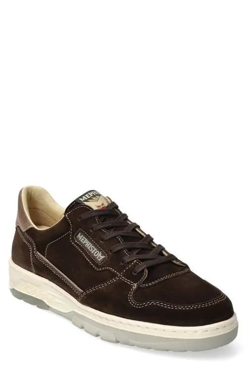 Mephisto Marius Suede Sneaker - Dark Brown
