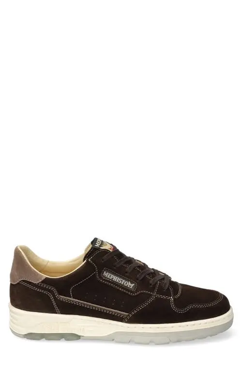 Mephisto Marius Suede Sneaker - Dark Brown