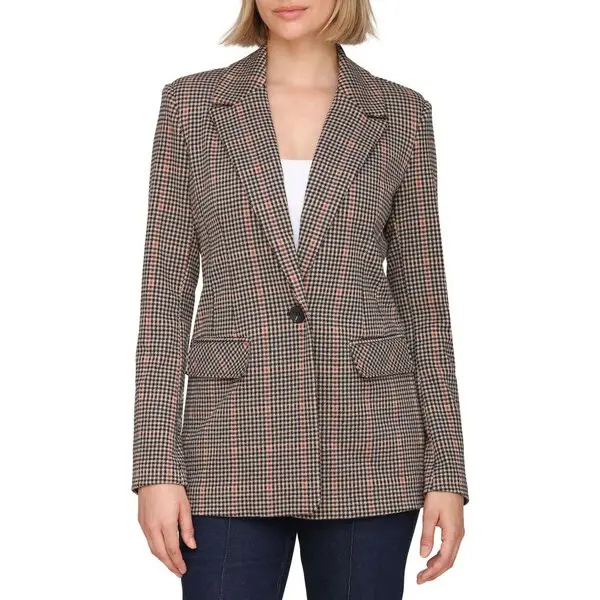 Bagatelle Tailored Blazer - Rust-black-sand