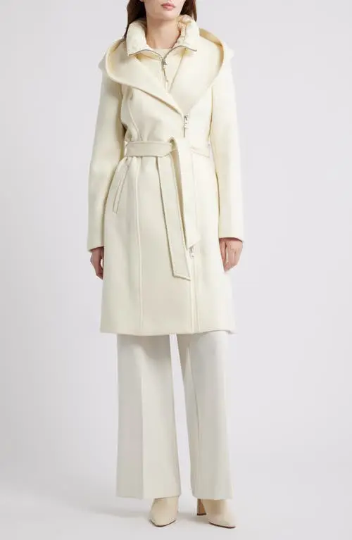 Mackage Shia-slb Double-face Wool Coat - Cream