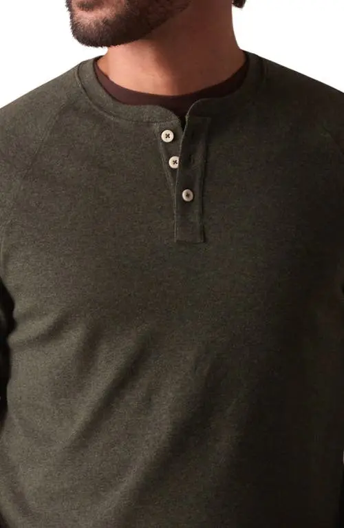 THE NORMAL BRAND Everyday Henley - Olive