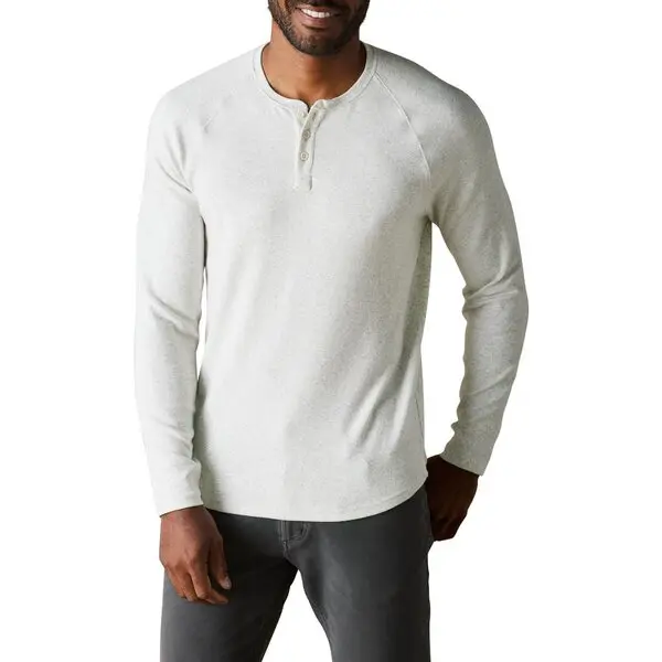 THE NORMAL BRAND Everyday Henley - Stone
