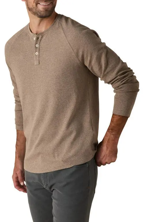 THE NORMAL BRAND Everyday Henley - Taupe