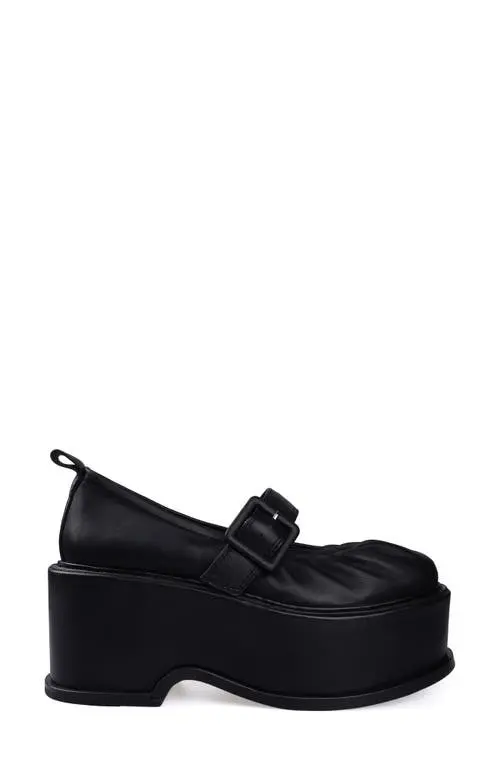 ARTISAN CRAFTED BY ZIGI Buxi Platform Mary Jane - Black Leather