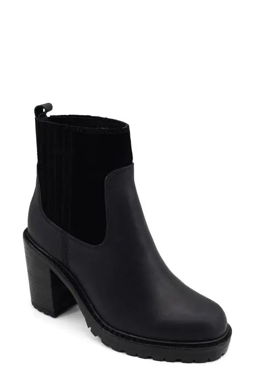 ARTISAN CRAFTED BY ZIGI Amalia Platform Chelsea Boots - Black Leather