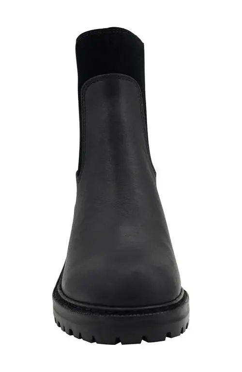 ARTISAN CRAFTED BY ZIGI Amalia Platform Chelsea Boots - Black Leather