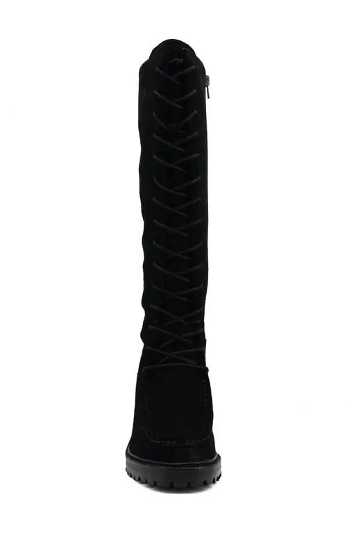ARTISAN CRAFTED BY ZIGI Adeline Knee High Boots - Black Suede