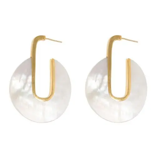 FREYA ROSE Warrioress Hoop Earrings - Gold