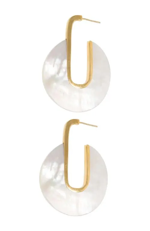 FREYA ROSE Warrioress Hoop Earrings - Gold
