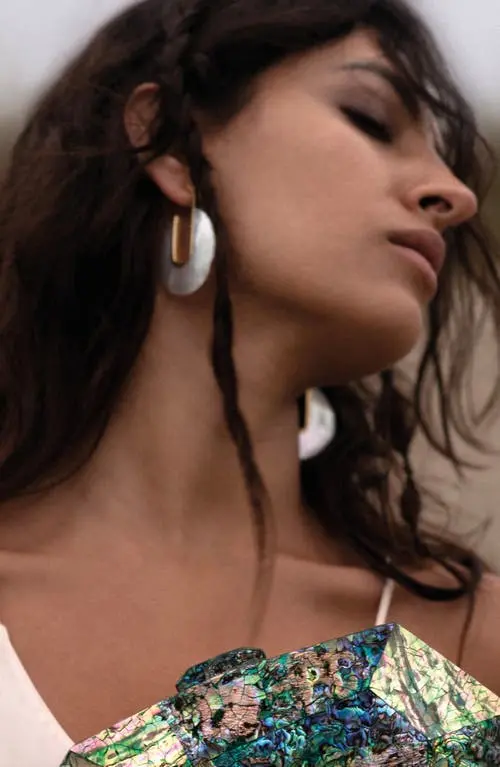 FREYA ROSE Warrioress Hoop Earrings - Gold