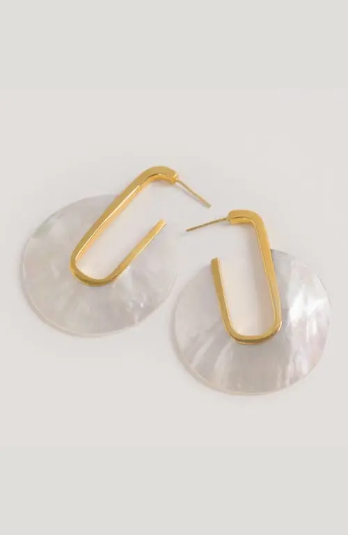 FREYA ROSE Warrioress Hoop Earrings - Gold