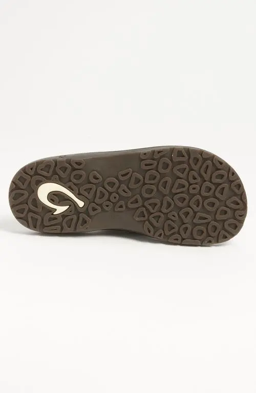 Olukai Kia'i Ii Flip Flop - Black/ Black