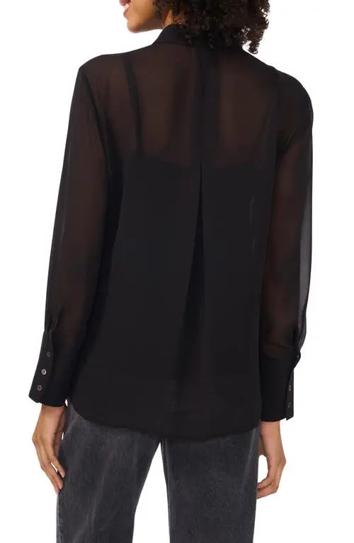Vince Camuto Bead Detail Button-up Shirt