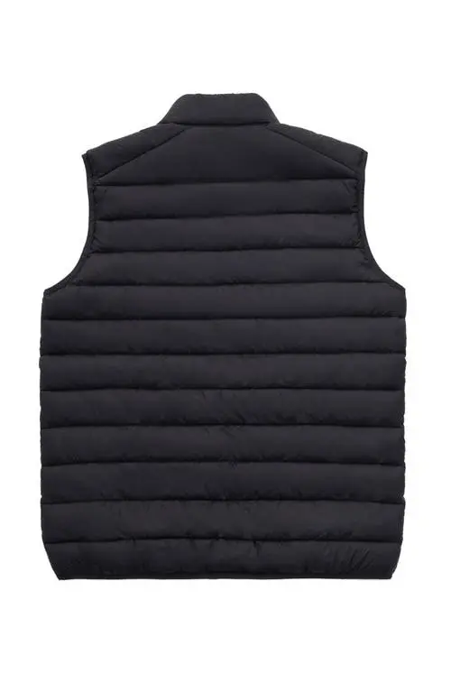 ROKKA&ROLLA Lightweight Puffer Vest - Black