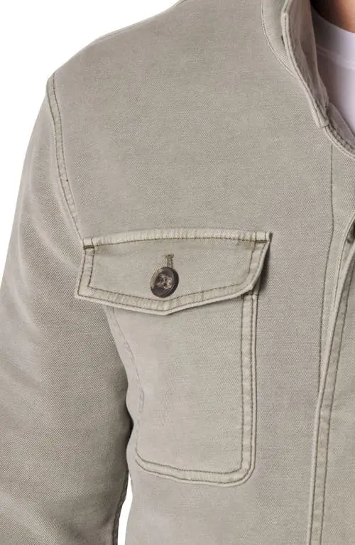 THE NORMAL BRAND Comfort Terry Cloth Chore Coat - Moss