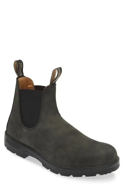 Blundstone Classic 587 Water Resistant Chelsea Boot - Rustic Black