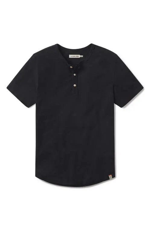THE NORMAL BRAND Legacy Cotton Henley - Black