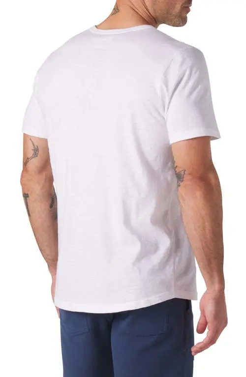 THE NORMAL BRAND Legacy Cotton Henley - White