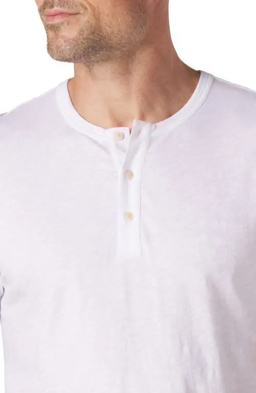 THE NORMAL BRAND Legacy Cotton Henley - White