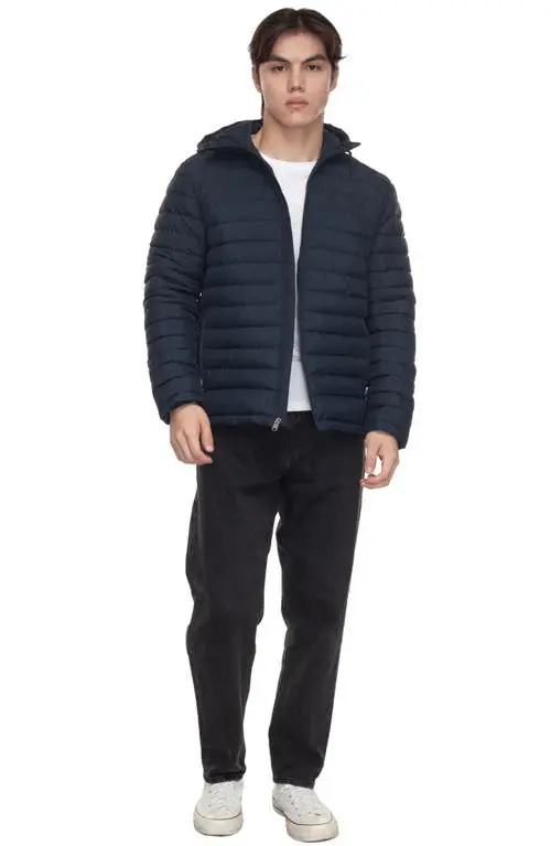 ROKKA&ROLLA Midweight Puffer Jacket - Navy