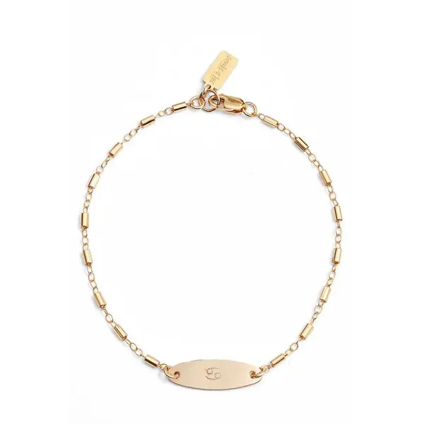 SET & STONES Zodiac Sign Id Bracelet - Cancer