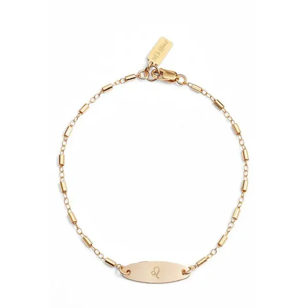 SET & STONES Zodiac Sign Id Bracelet - Leo