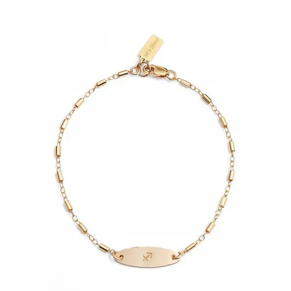 SET & STONES Zodiac Sign Id Bracelet - Sagittarius
