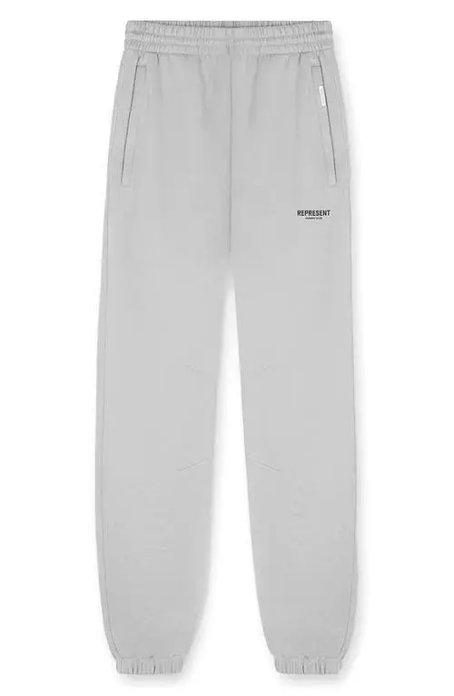 REPRESENT Owners' Club Logo Graphic Joggers - Ash Grey/ Black