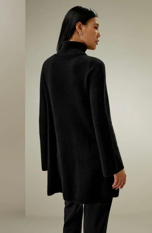 Lilysilk 100% Pure Cashmere Detachable Turtleneck Pullover Sweater