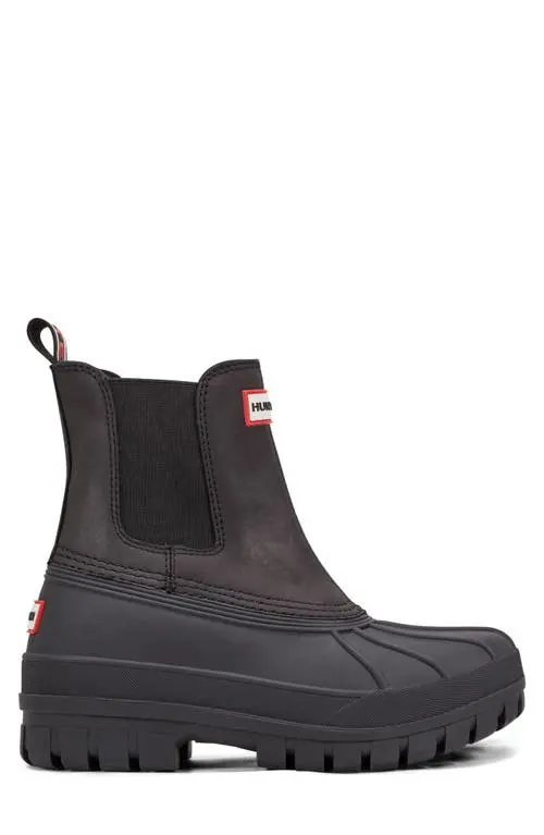 Hunter Suffolk Waterproof Insulated Boots - Black/black/black