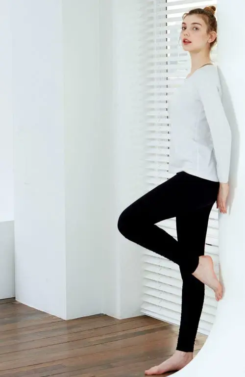 REBODY Essentials Long Sleeve Top - Ice Grey