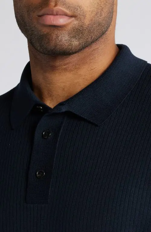 Hugo Boss Darco Rib Silk & Cotton Polo