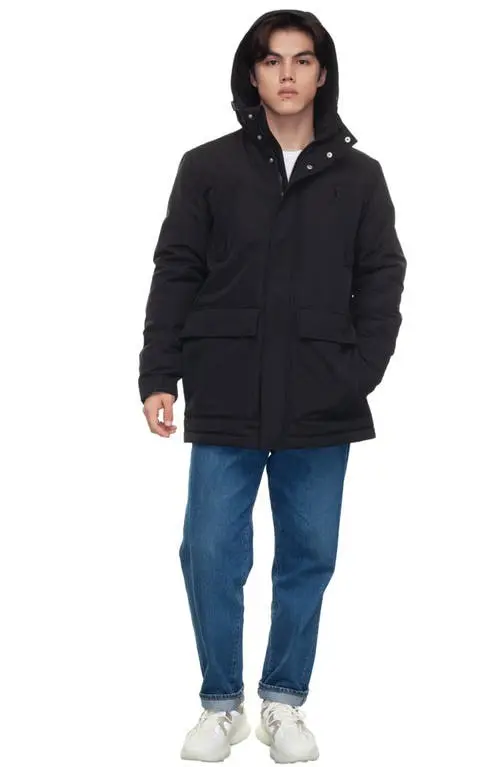 ROKKA&ROLLA Midweight Winter Parka - Black