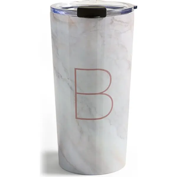 DENY DESIGNS Marbled Monoram Travel Mu - U
