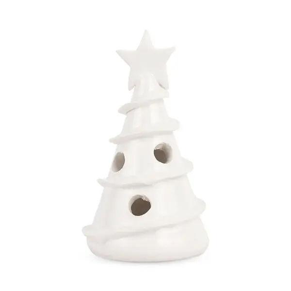 VIETRI Foresta Mini Swirl Tree - White