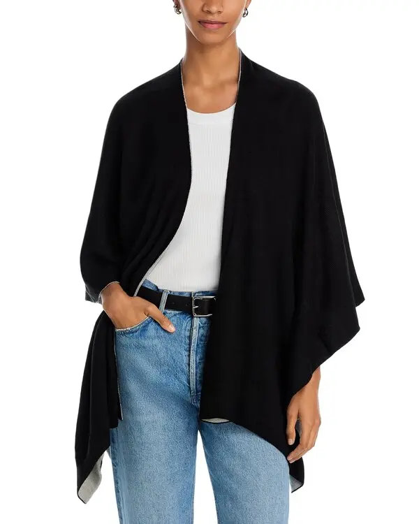 Aqua Reversible Knit Ruana Exclusive