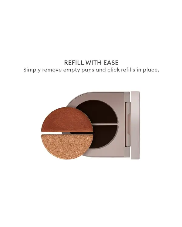 ROSE INC Eyeshadow Duo - Copper/shimmer