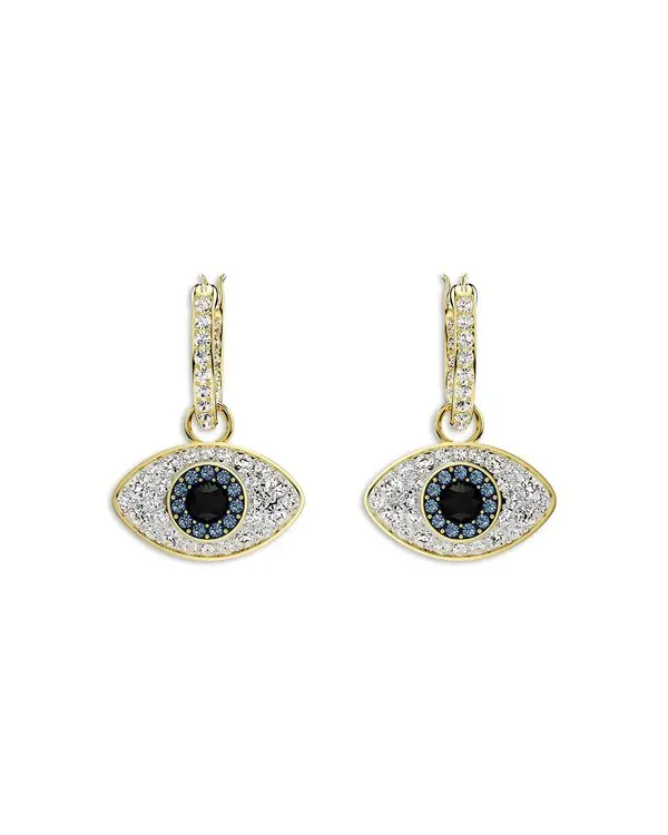 SWAROVSKI Symbolica Evil Eye Charm Hoop Earrings - Multi