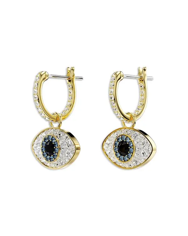 SWAROVSKI Symbolica Evil Eye Charm Hoop Earrings - Multi