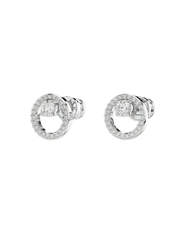 SWAROVSKI Constella Crystal Stud Earrings - Silver